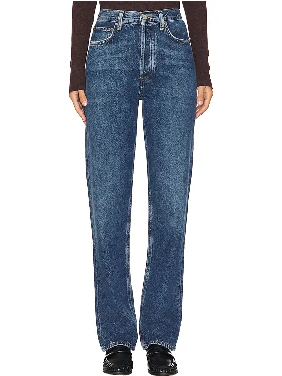 AGOLDE 90s Pinch Waist High Rise Straight Jeans - Control