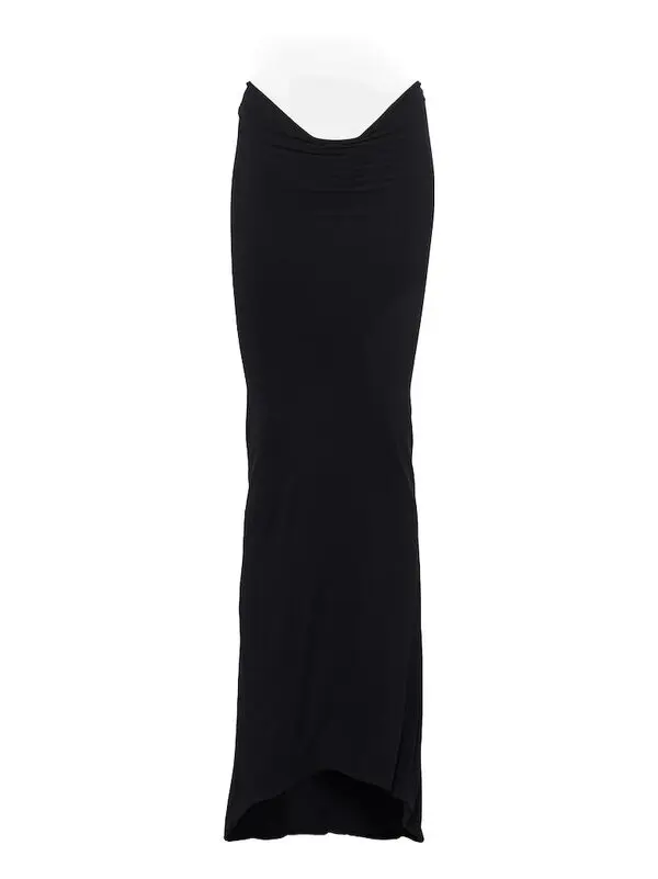LAQUAN SMITH Low-rise Midi Skirt - Black