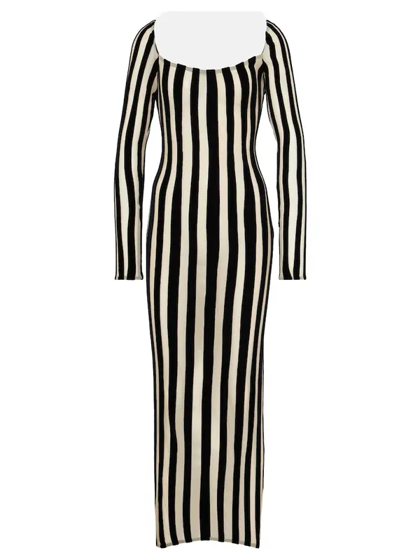 LAQUAN SMITH Striped Gown - Multicoloured
