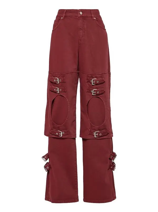 Blumarine Mid-rise Boyfriend Jeans - Red