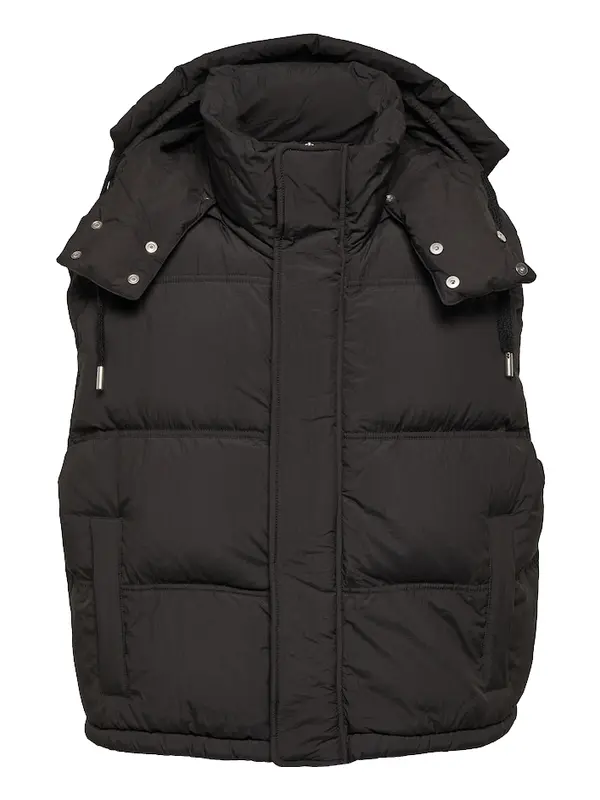 Ami Puffer Down Vest - Black