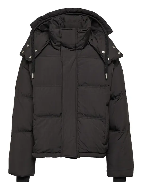 Ami Puffer Down Jacket - Black