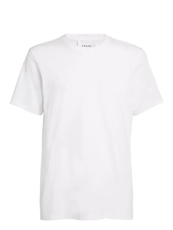 FRAME Cotton T-shirt - White