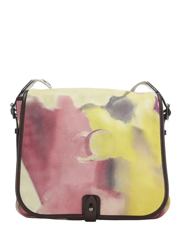 Chanel Suede Flower Power Messenger Bag - Multi