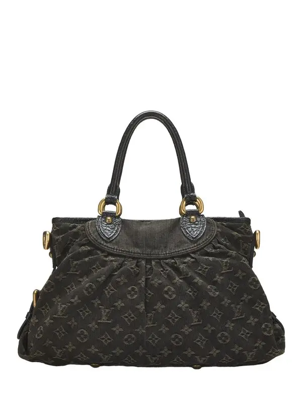 LOUIS VUITTON Monogram Denim Neo Cabby - Black