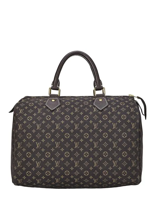 LOUIS VUITTON Mini Lin Speedy 30 - Brown