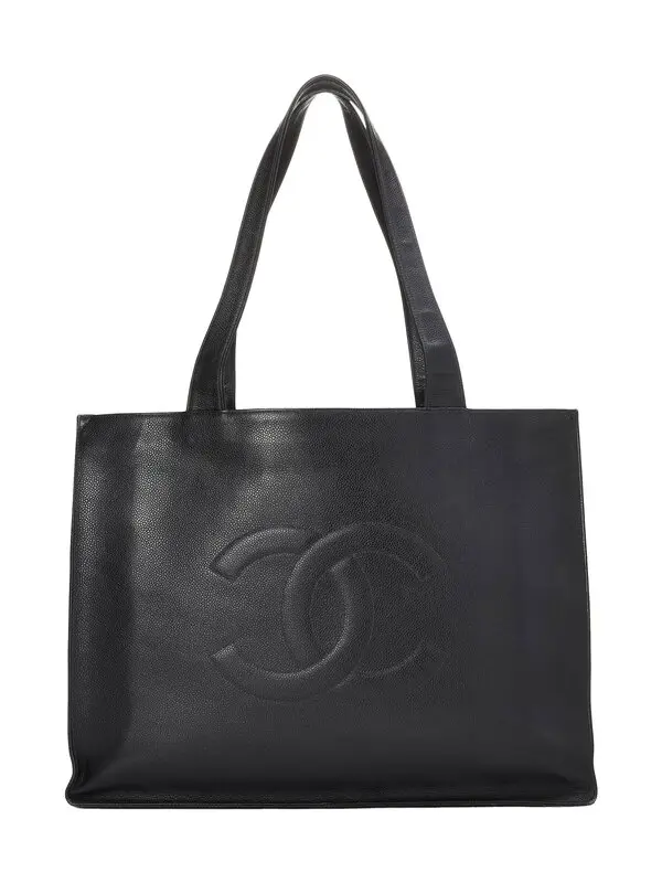 Chanel Caviar 'cc' Tote - Black