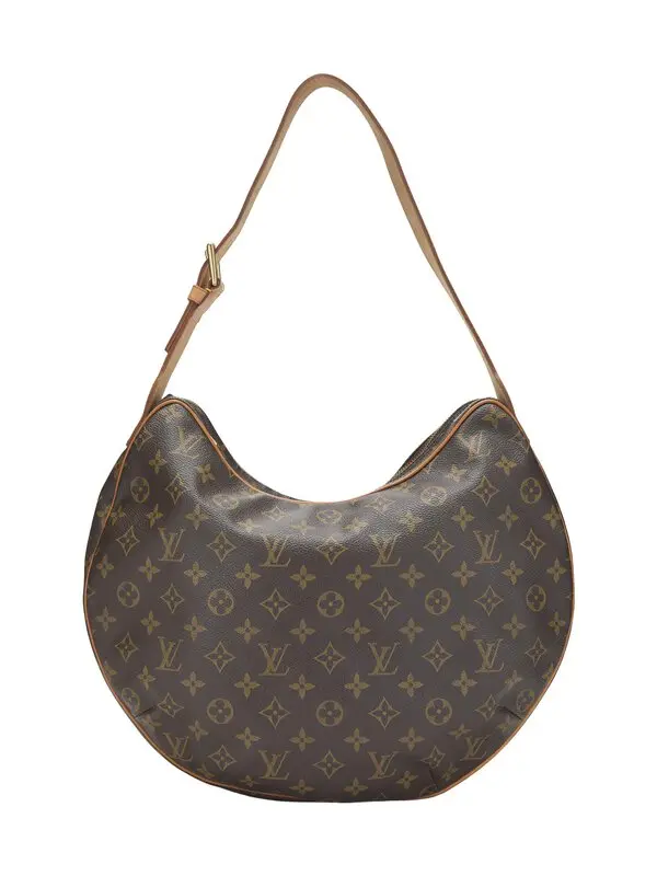 LOUIS VUITTON Monogram Canvas Croissant - Brown