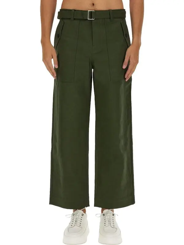 Maison Kitsuné Twill Pants - Green