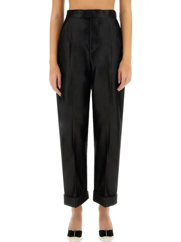 TOM FORD Silk Pants - Black