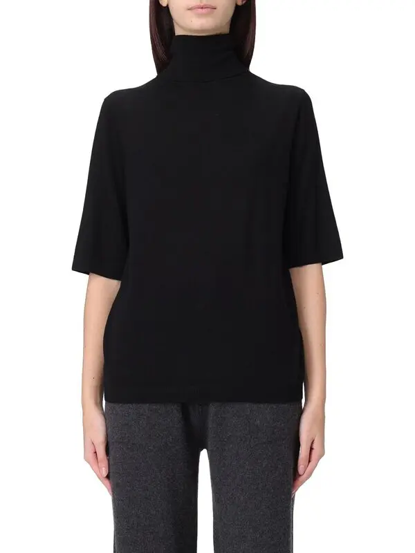 ALLUDE Pullover Sweater - Black