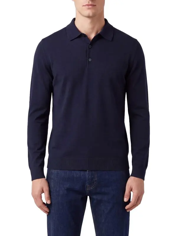 BALLANTYNE Polo Shirt - Navy