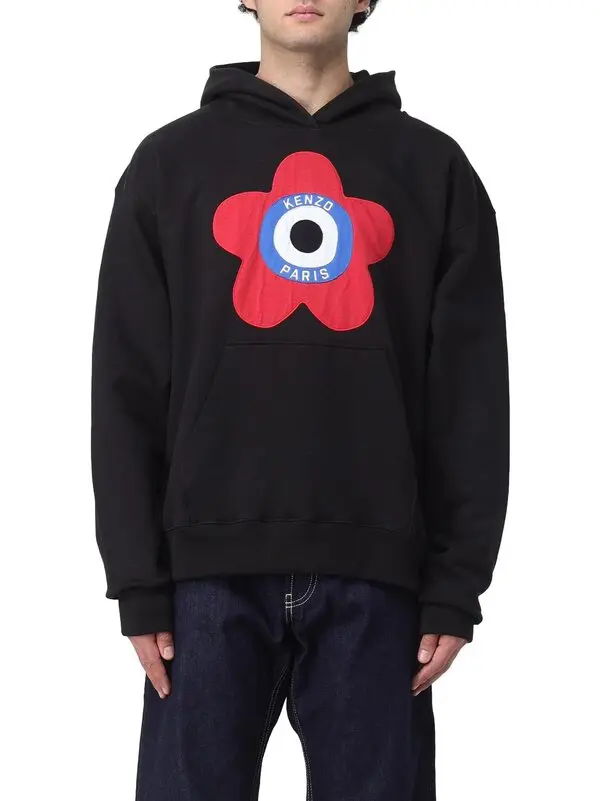 Kenzo Cotton Hoodie - Black