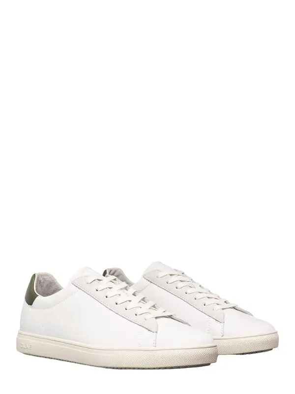 Clae Bradley California Sneaker - White/olive Leather