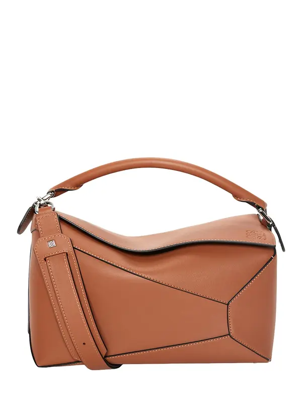 Loewe Puzzle Edge Top-handle Bag - Tan