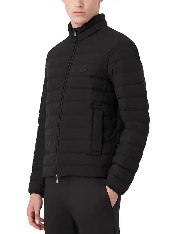 Emporio Armani Essential Quilted Down Jacket - Solid Black