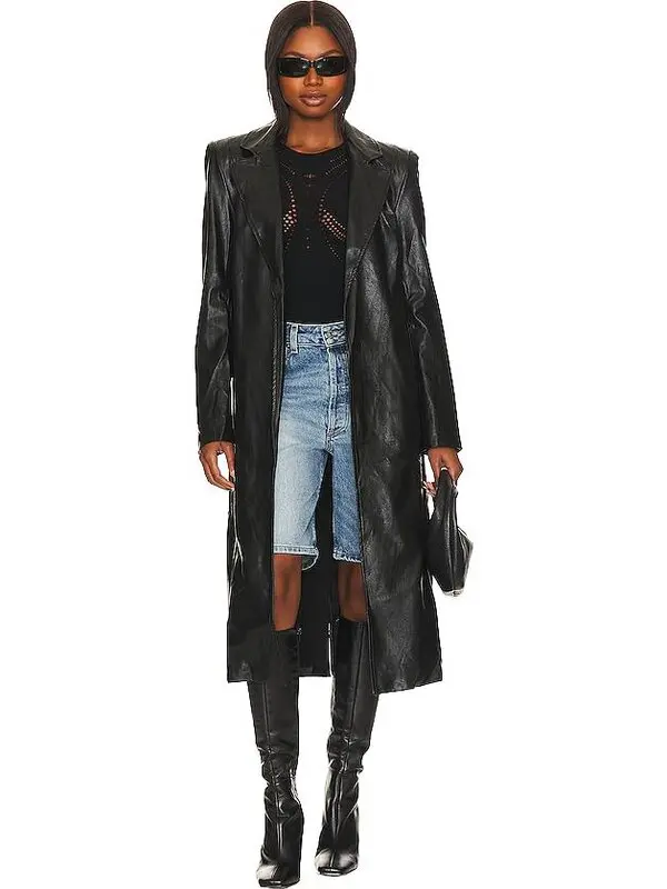 BY.DYLN Melani Trench - Black