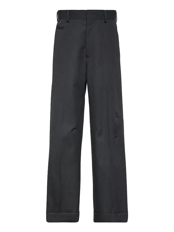 UNDERCOVERISM Wool Straight Leg Trousers - Grey