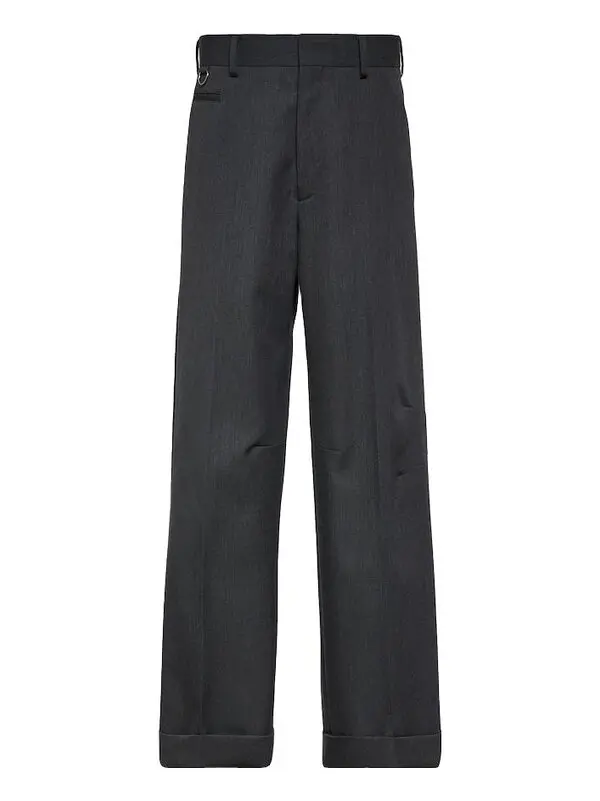 Undercover Wool Straight Leg Trousers - Grey