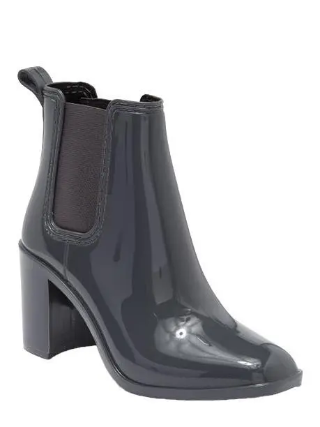 Jeffrey Campbell Hurricane Chelsea Boot - Grey Shiny