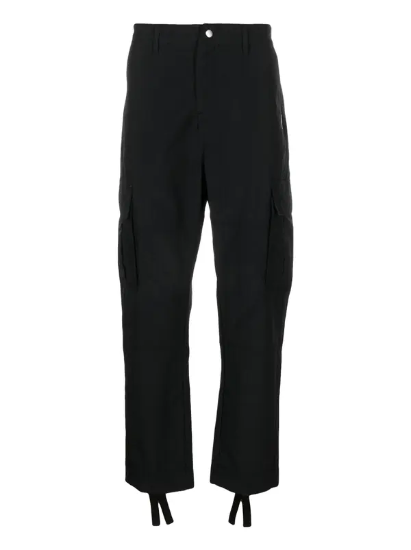 COUNTY OF MILAN Marcelo Burlon Straight-leg Cargo Trousers - Black