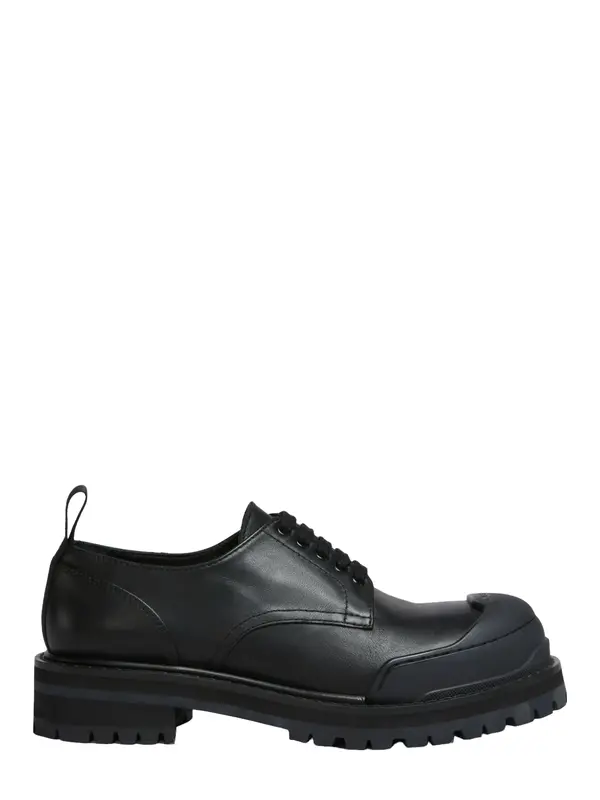 Marni Leather Derby Shoes - Black