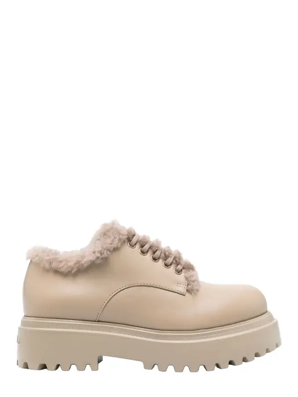 LE SILLA Ranger 55mm Leather Shoes - Neutrals