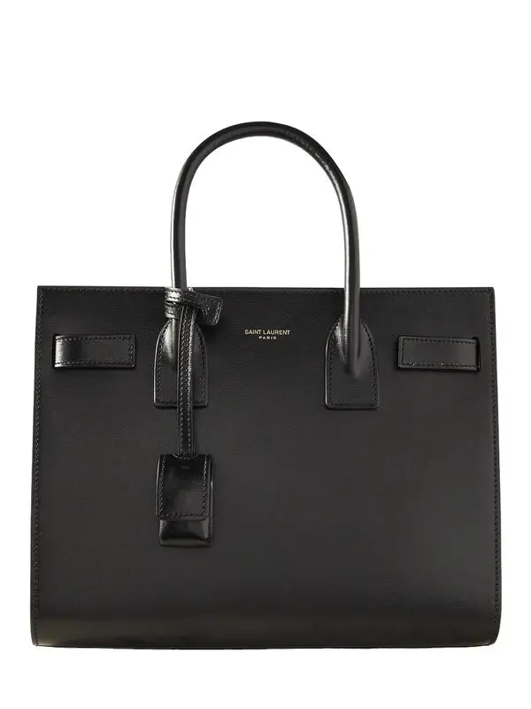 Saint Laurent Sac De Jour Baby Leather Tote - Black