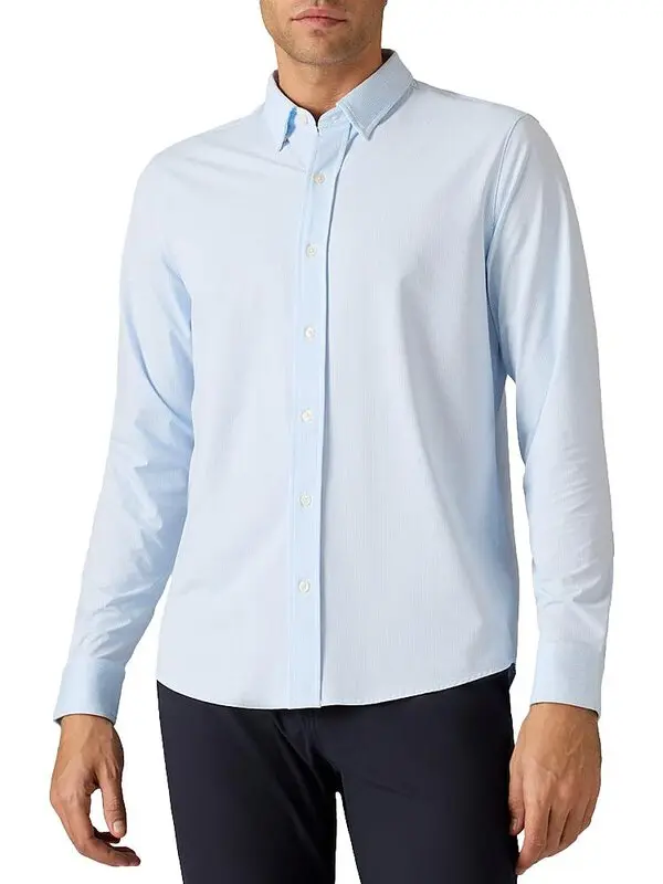RHONE Commuter Shirt Slim Fit - Blue Stripe