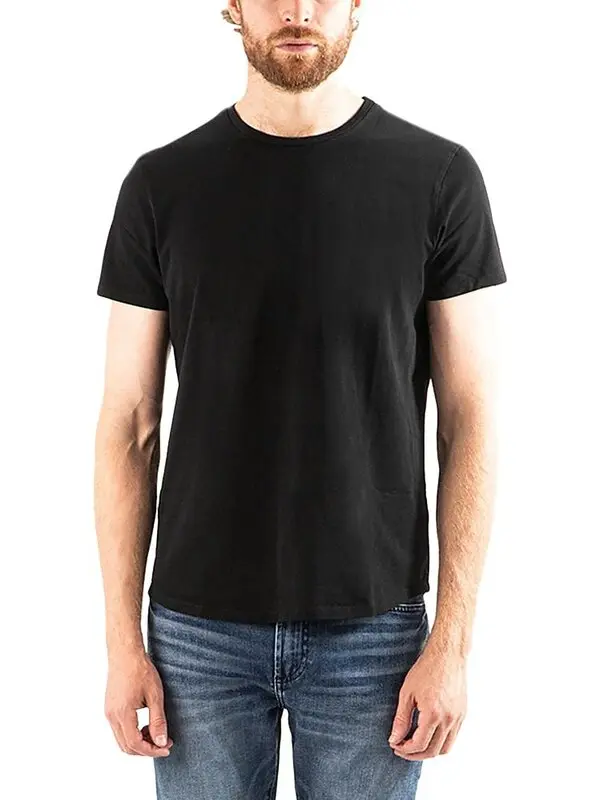 Monfrère Short Sleeve Stretch Crewneck Tee - Noir