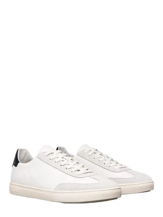 Clae Deane Sneaker - White Leather Navy