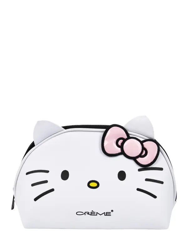 THE CREME SHOP Hello Kitty Dome Makeup Bag - Pink Bow