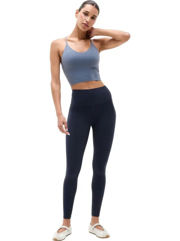 Athleta High-rise Stash Leggings - Navy