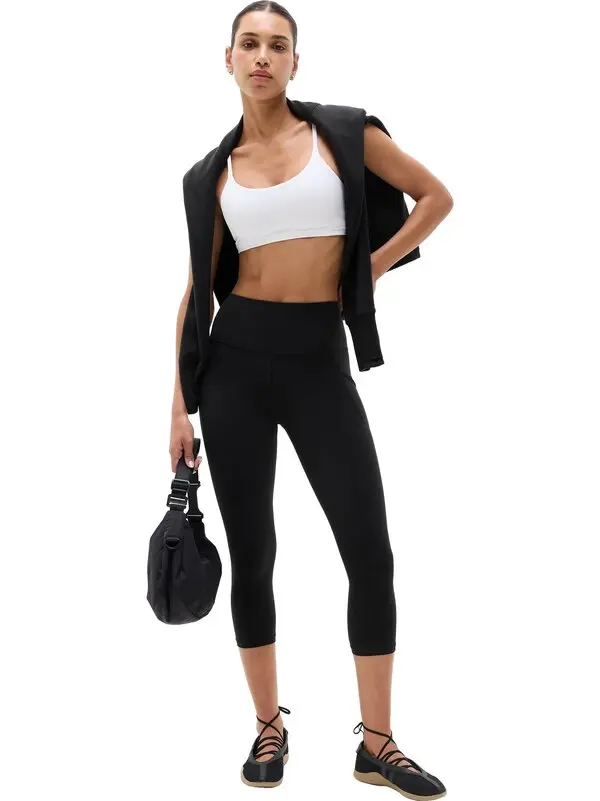 Athleta Salutation Stash High-rise Capri - Black
