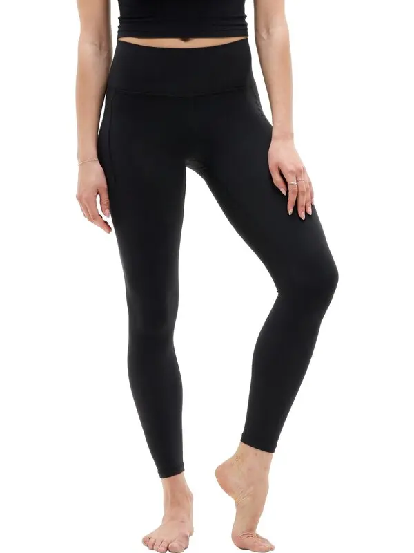 Athleta Transcend Stash High Rise Legging - Black