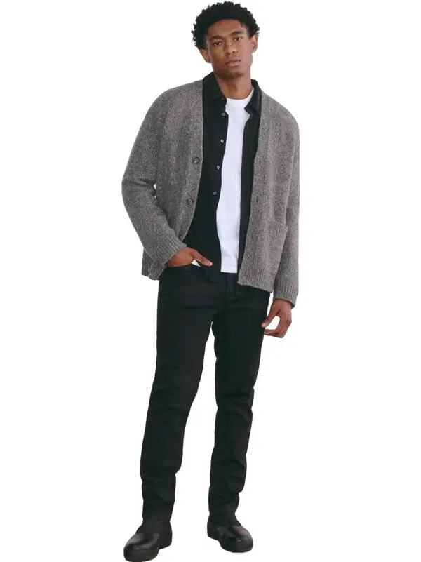 Everlane Cloud Relaxed Cardigan - Heather Charcoal