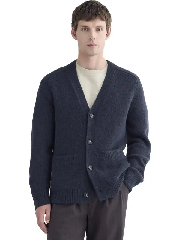 Everlane Cloud Relaxed Cardigan - Navy