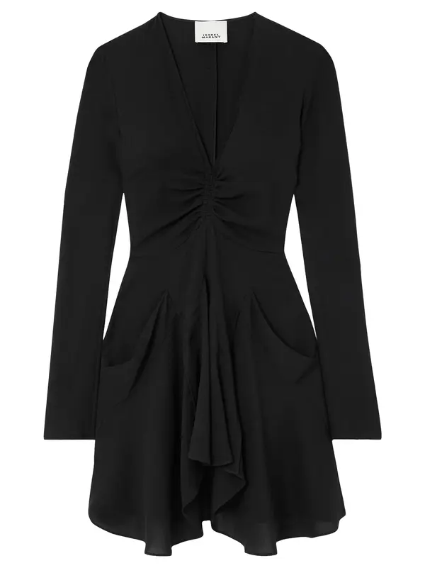 Isabel Marant Usmara Mini Dress - Black