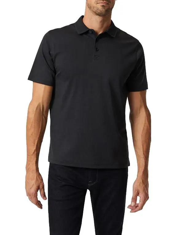 34 Heritage Pima Cotton Polo - Black