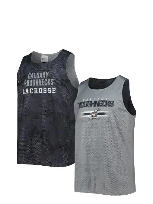FOCO Calgary Roughnecks Reversible Mesh Tank Top - Black