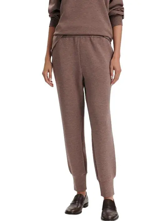 Varley Slim Cuff Joggers - Deep Taupe Marl Fleck