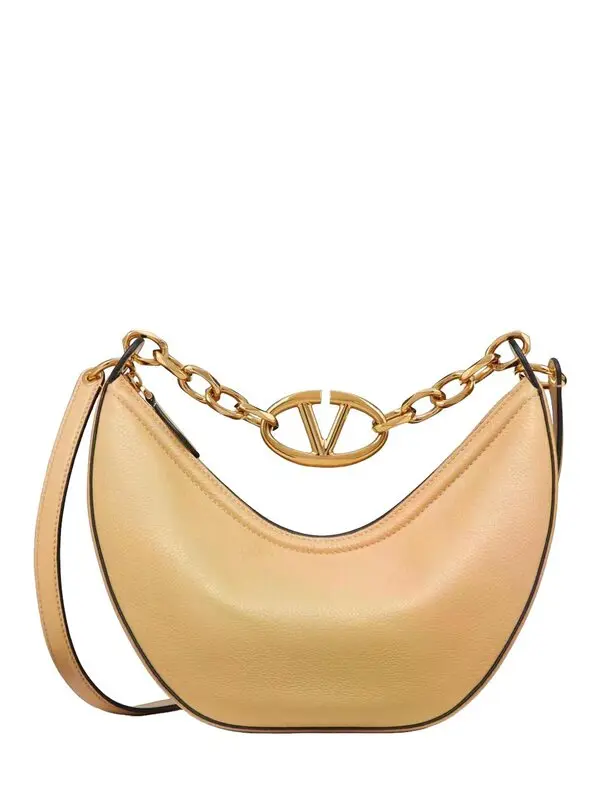 Valentino Garavani Vlogo Moon Shoulder Bag - Neutrals