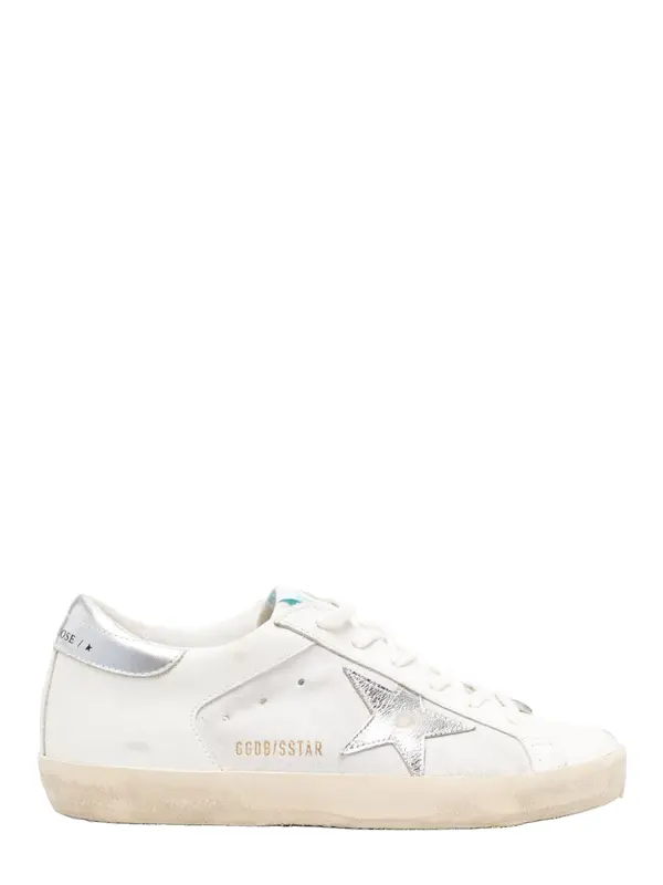 GOLDEN GOOSE Super-star Leather Sneakers - White