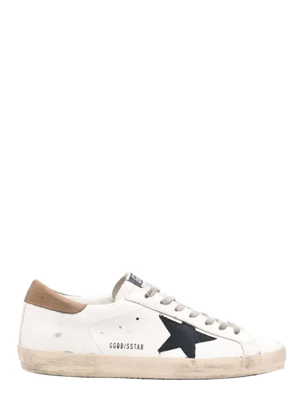 GOLDEN GOOSE Super-star Leather Sneakers - White