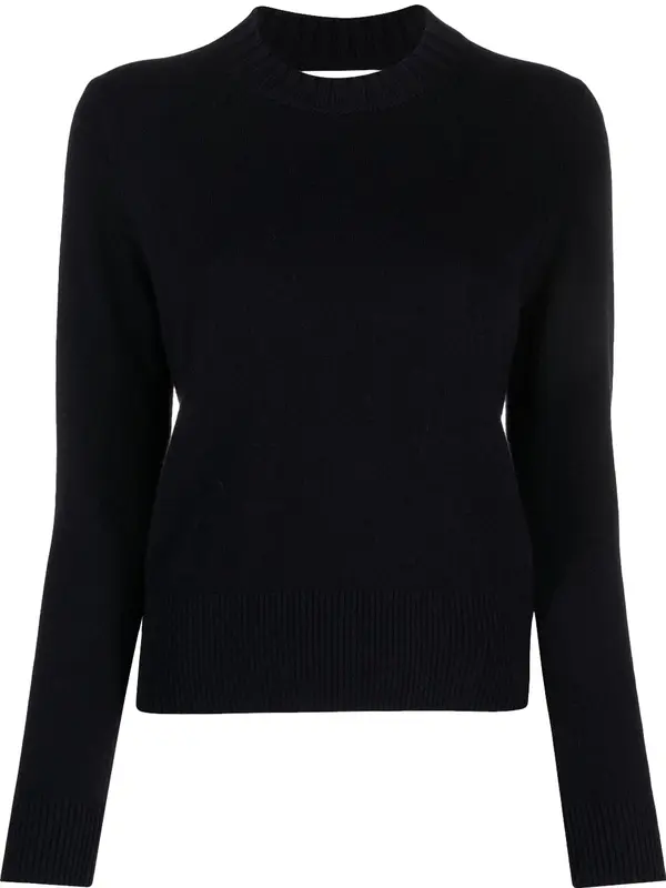 Chinti & Parker Cropped Jumper - Blue