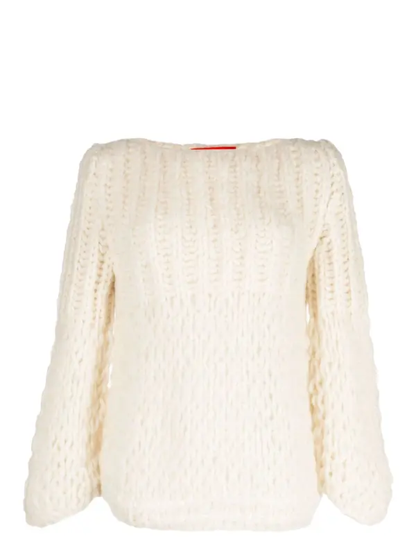 WILD CASHMERE Xenia Chunky-knit Jumper - White