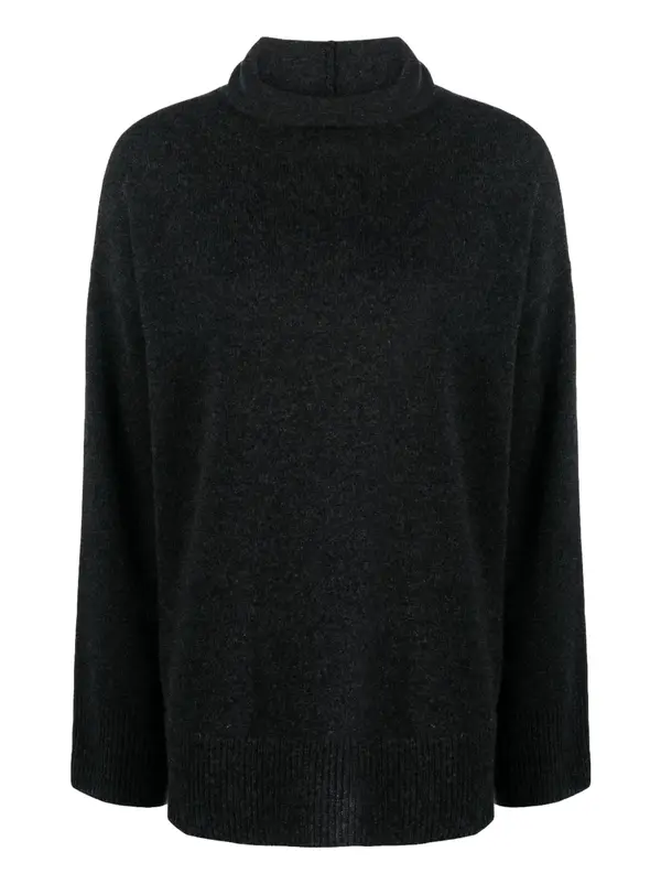 Aspesi Roll-neck Cashmere Jumper - Grey