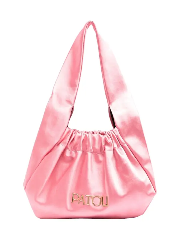 Patou Le Biscuit Satin Bag - Pink