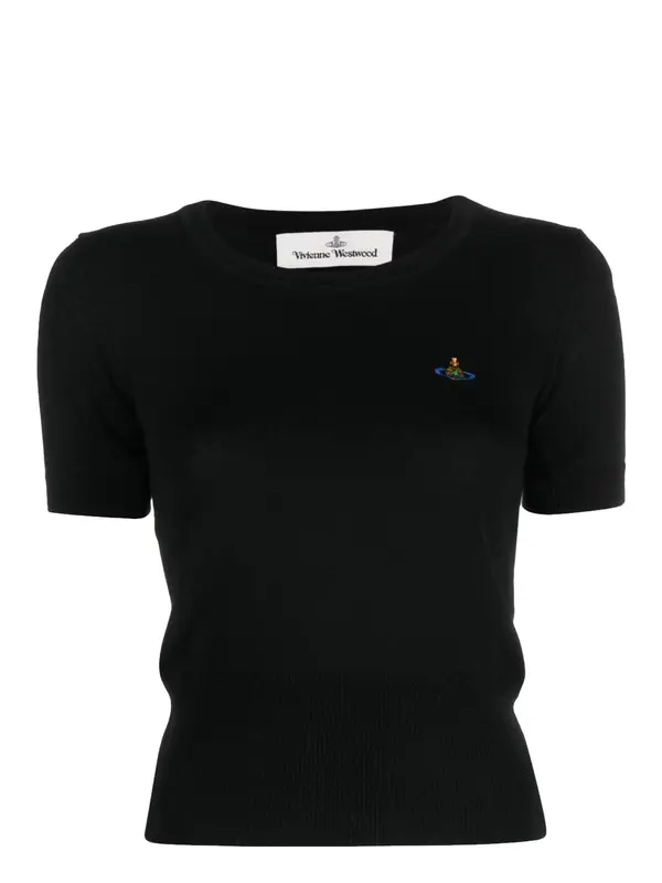 VIVIENNE WESTWOOD Bea Knitted T-shirt - Black