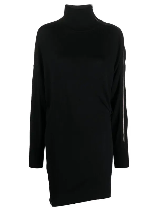 Isabel Marant Gaelys Asymmetric Dress - Black